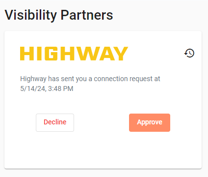 Connecting Account to Highway