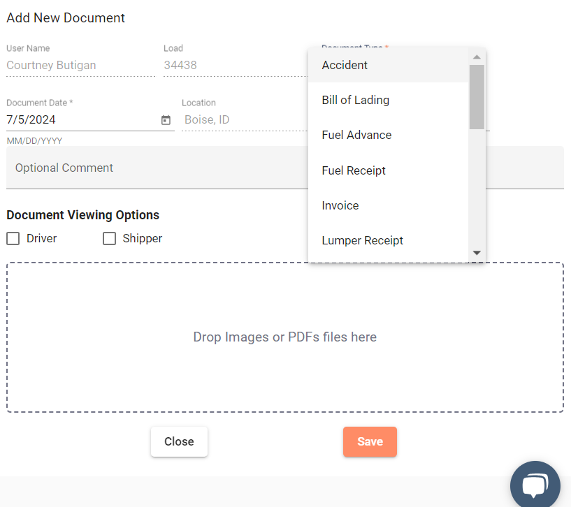 How to upload and submit an invoice on the TMS?